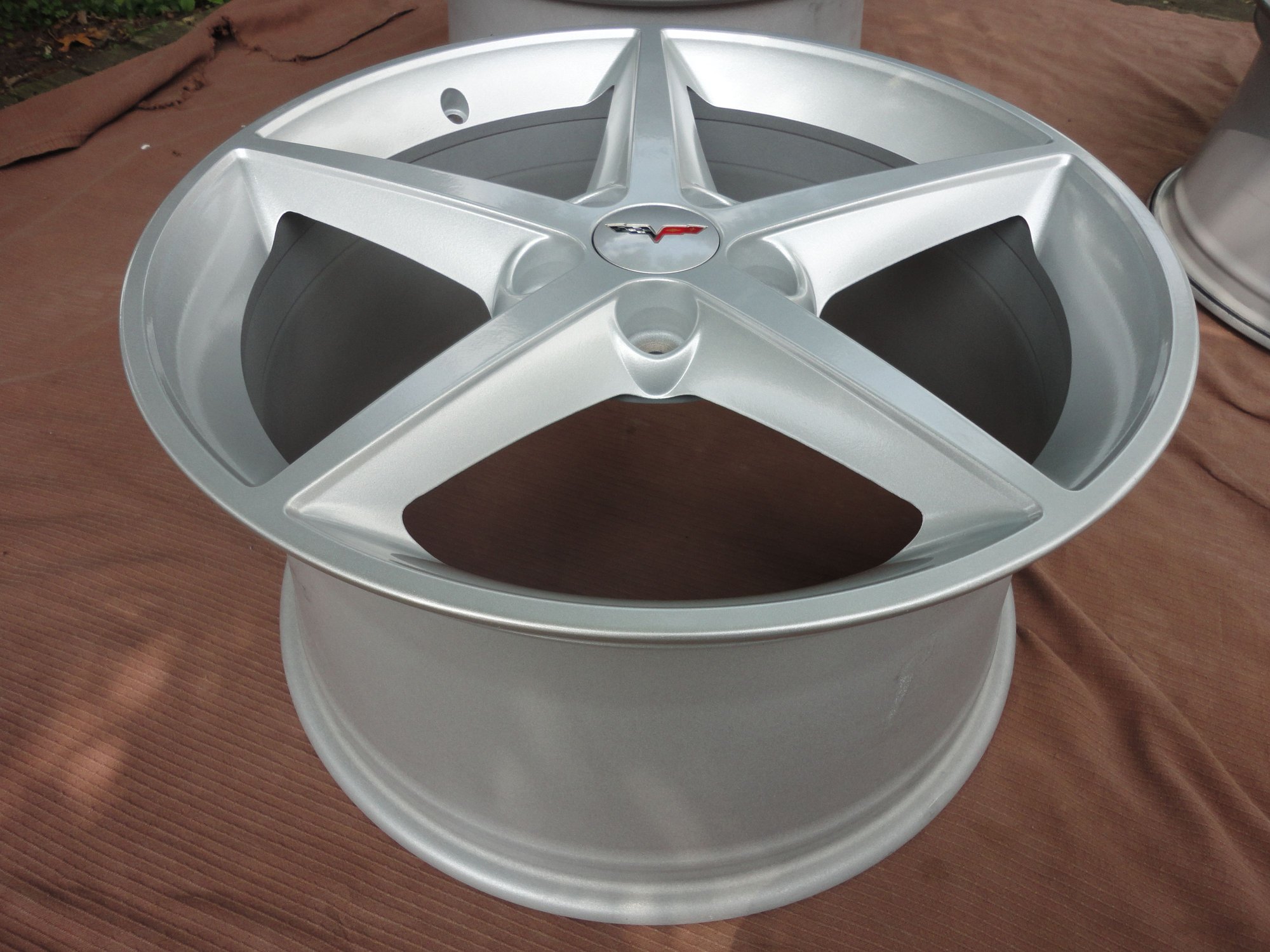 FS (For Sale) 2011-13 C6 Corvette OEM Wheel Sparkle Silver Metallic OEM ...