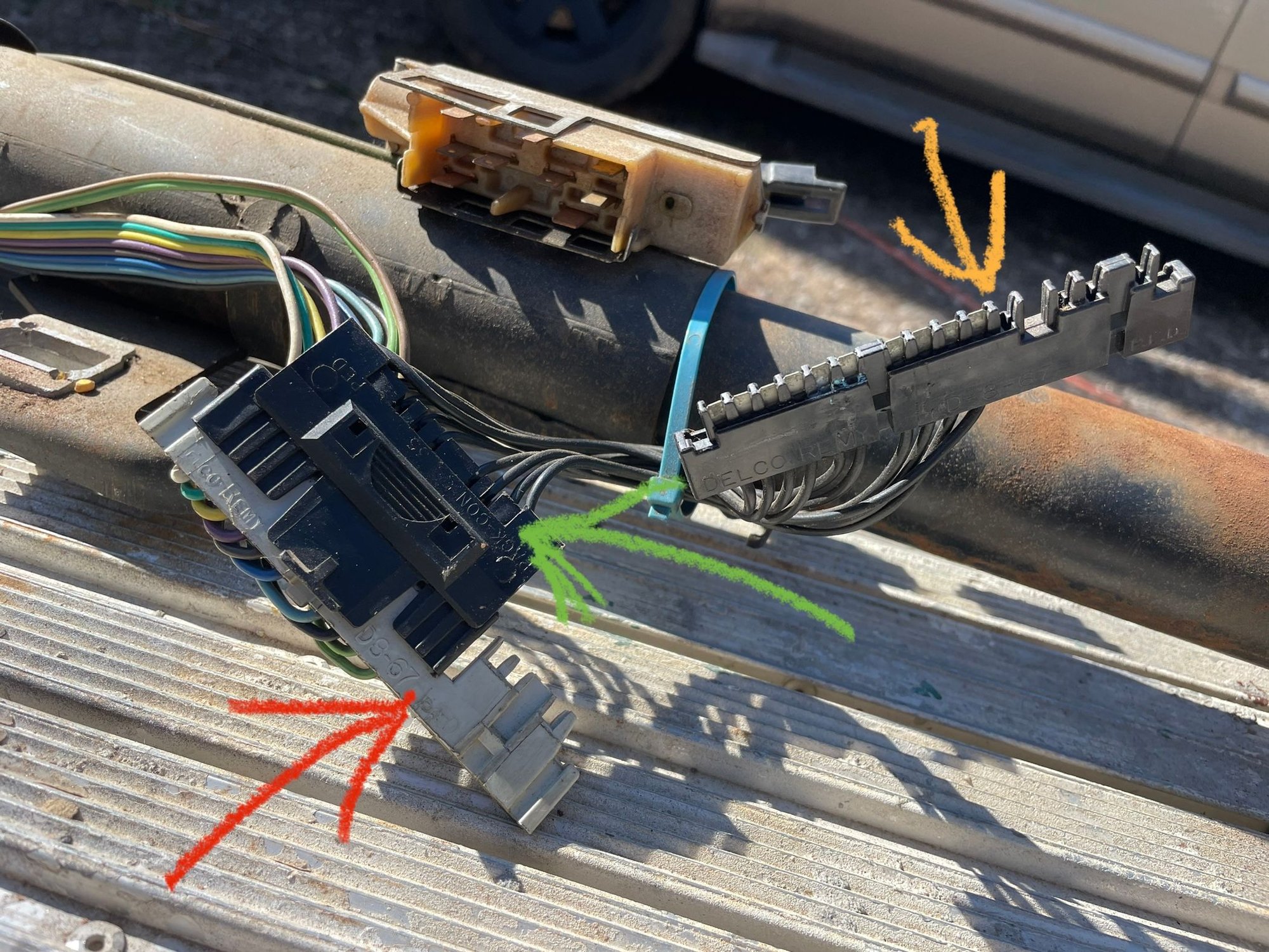 Steering column wiring connector - CorvetteForum - Chevrolet Corvette ...