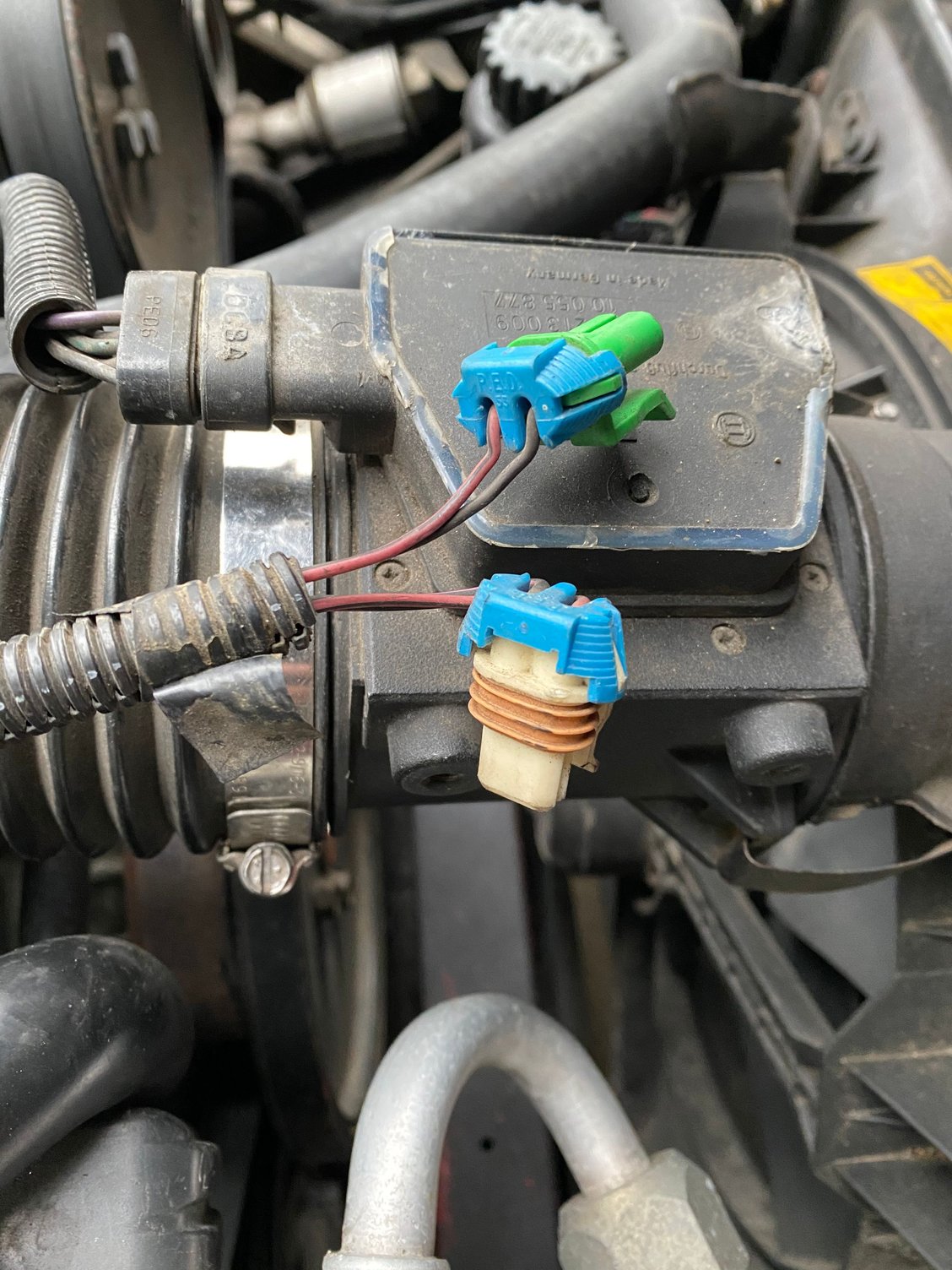 L98 White and Green clips from MAF wire?? - CorvetteForum - Chevrolet ...