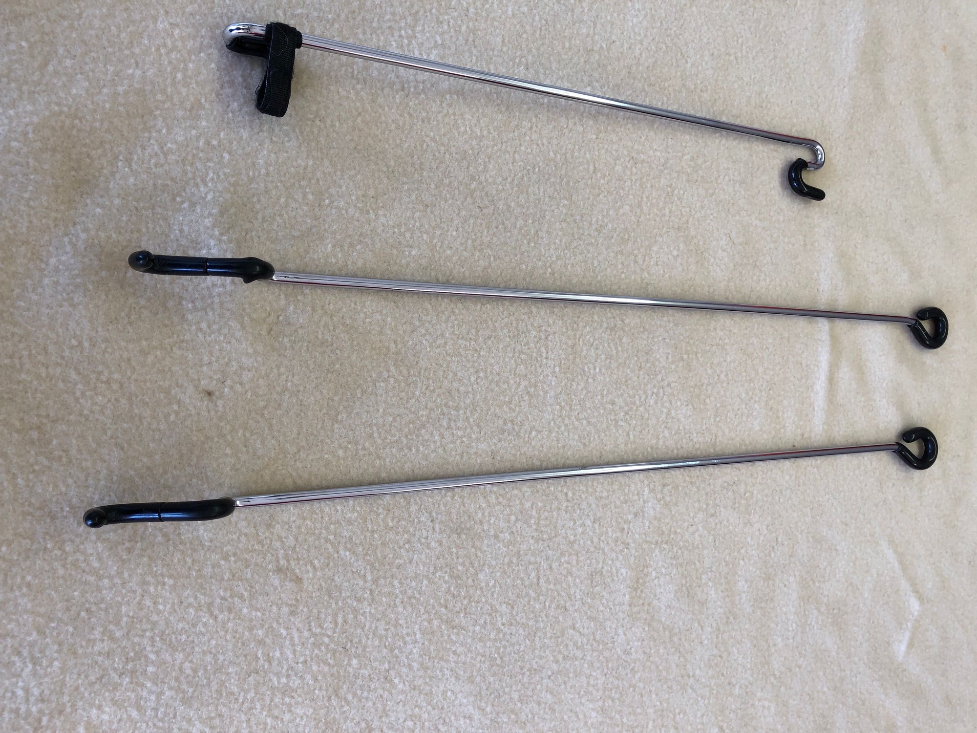 FS (For Sale) Corvette C6 Kwiktoy Chrome Door Prop Rods and Hood Rod ...