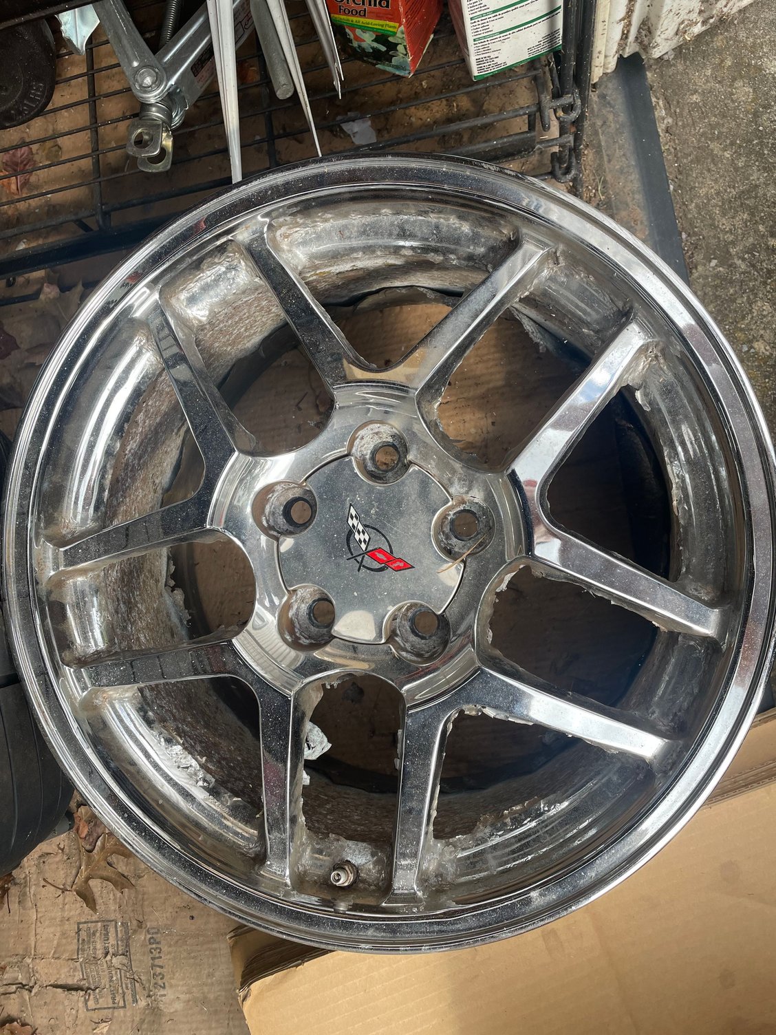 FS (For Sale) Four 17x9.5 OEM Z06 Wheels - CorvetteForum - Chevrolet ...