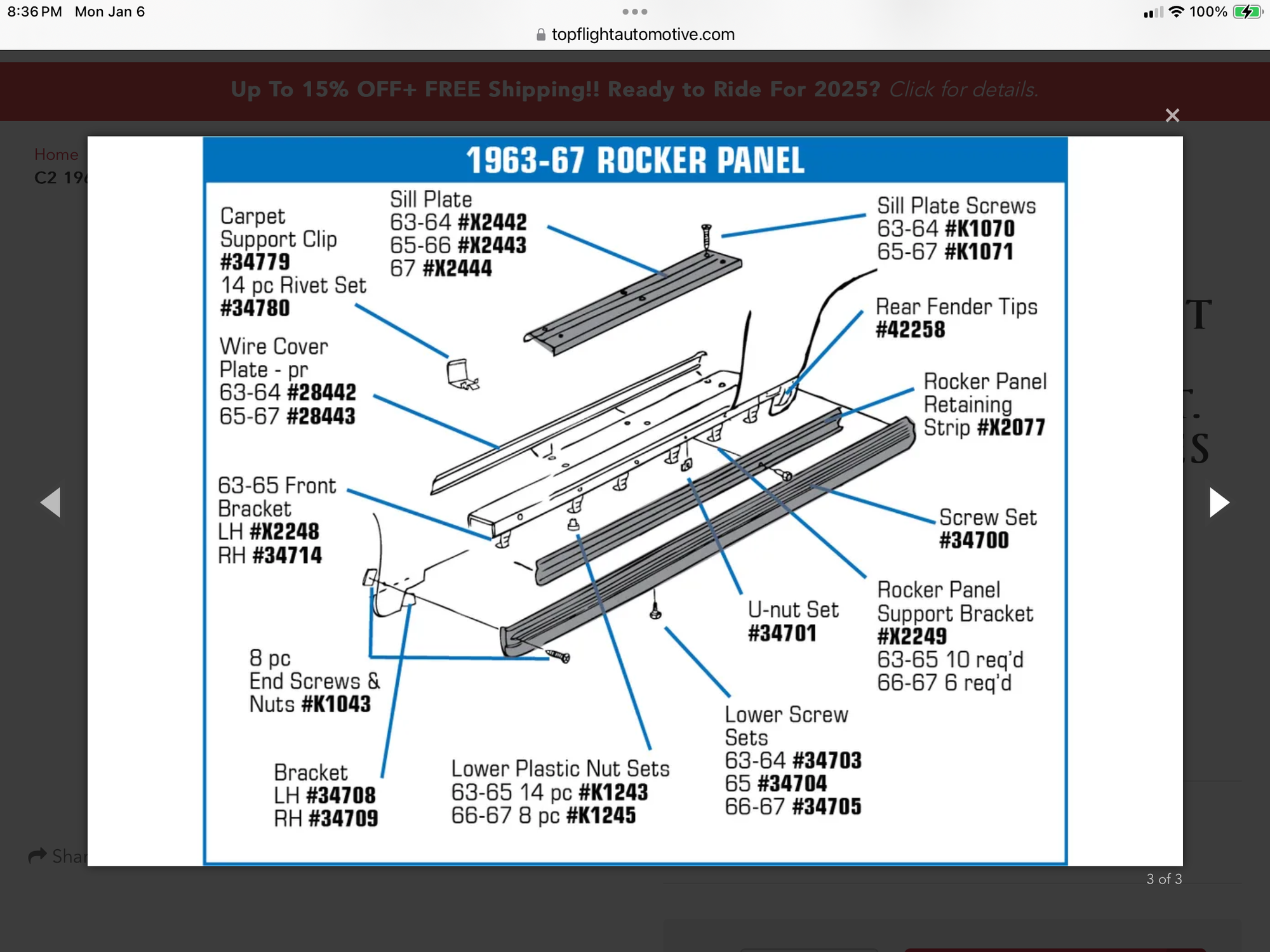 C2 Front Rocker Panel Bracket location - CorvetteForum - Chevrolet ...