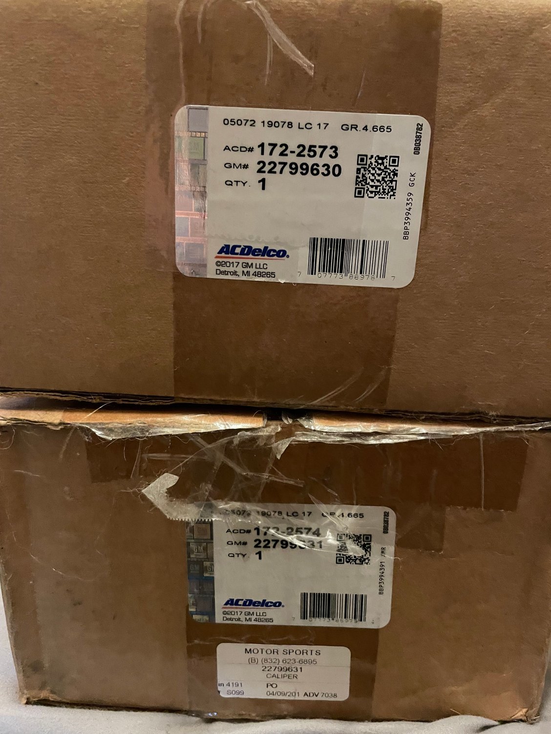 FS (For Sale) NOS Z06 Front Brake Calipers & Rotors - CorvetteForum ...