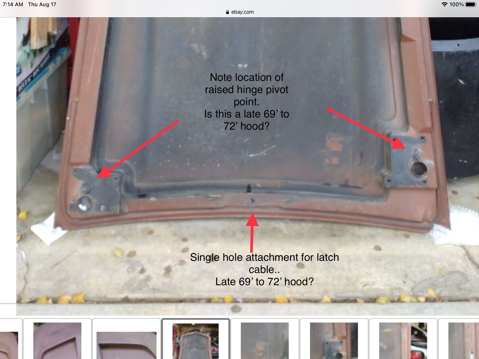 1968-1969 Versus 1969-1972 Hood Identification! - CorvetteForum ...