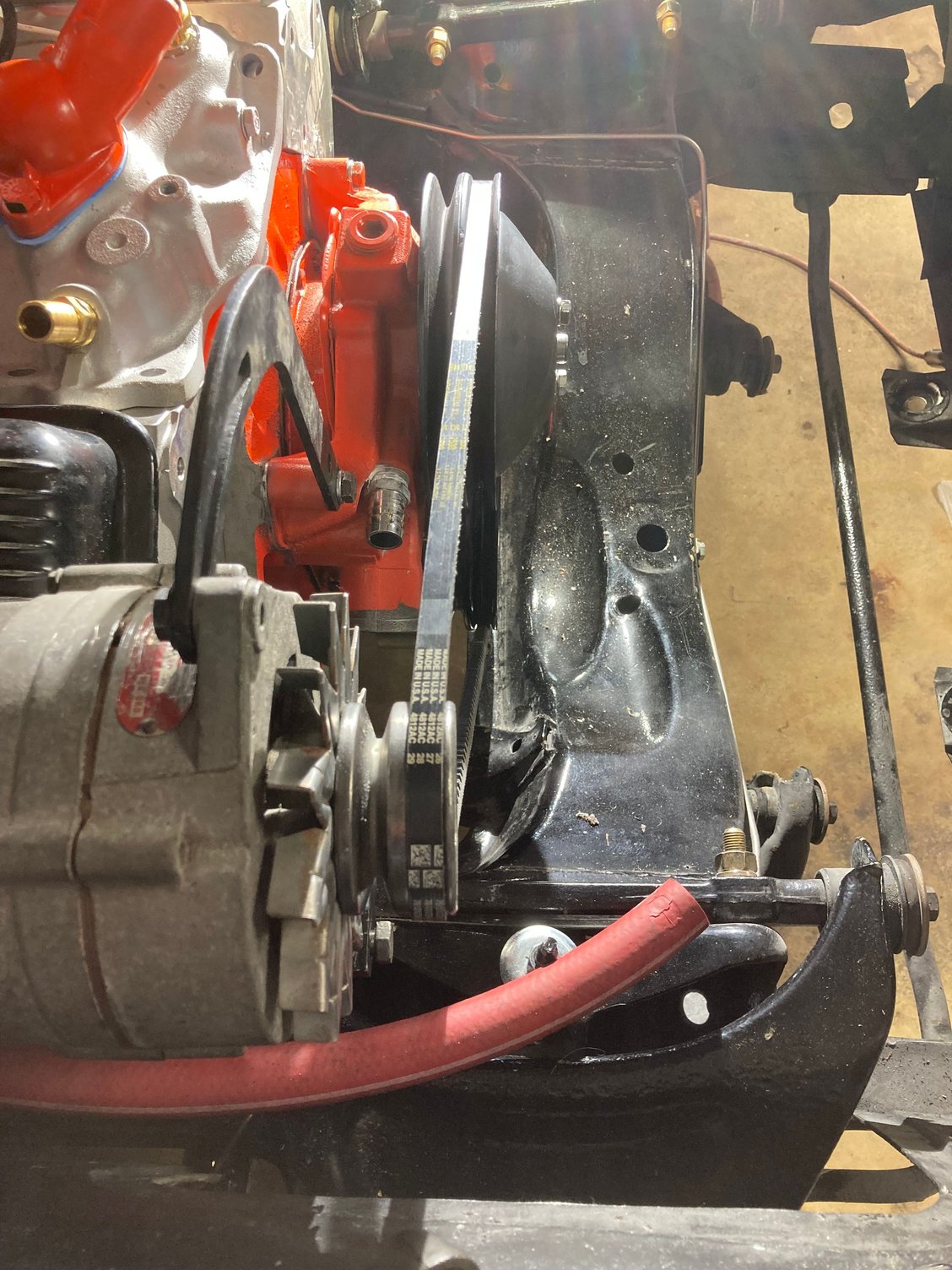 Upper alternator brace 65 327 right side - CorvetteForum - Chevrolet ...