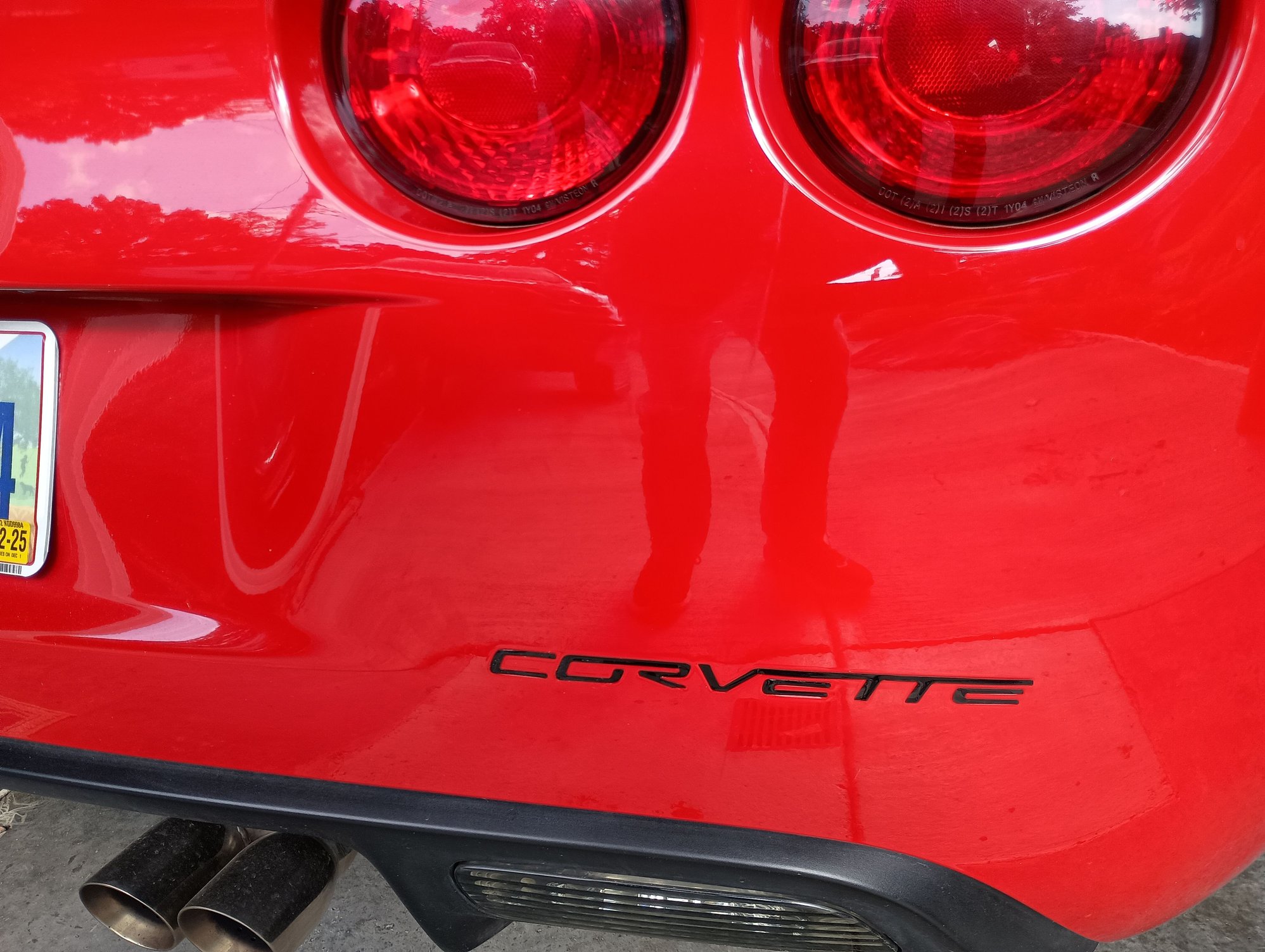 $15 OFF on C6 Corvette Rear Bumper Letters -Domed Lettering Kit ...