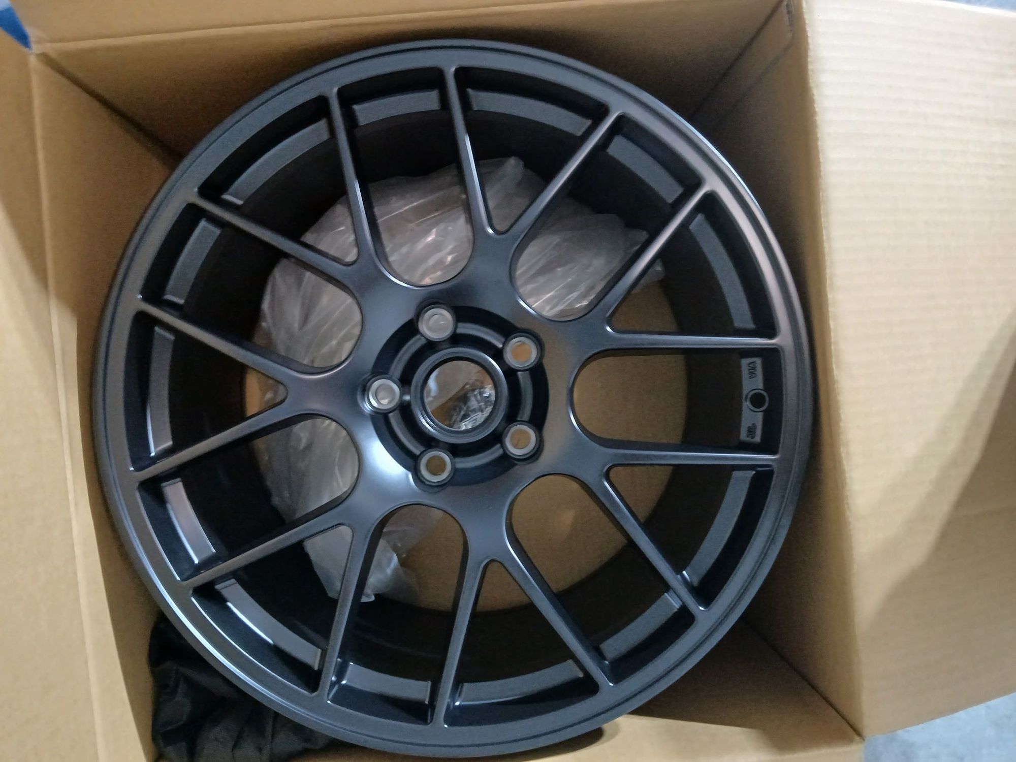 FS (For Sale) New In Box Apex Satin Black EC7 Wheels - CorvetteForum ...