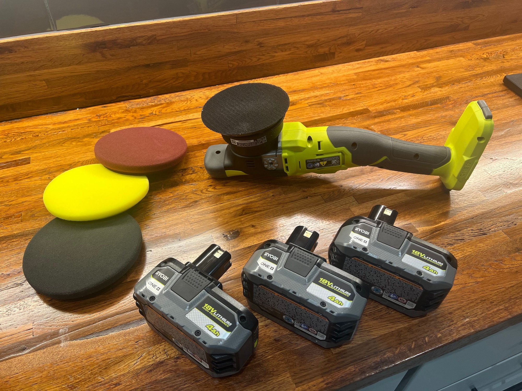 Cordless Random Orbit Polisher with Batteries - CorvetteForum ...