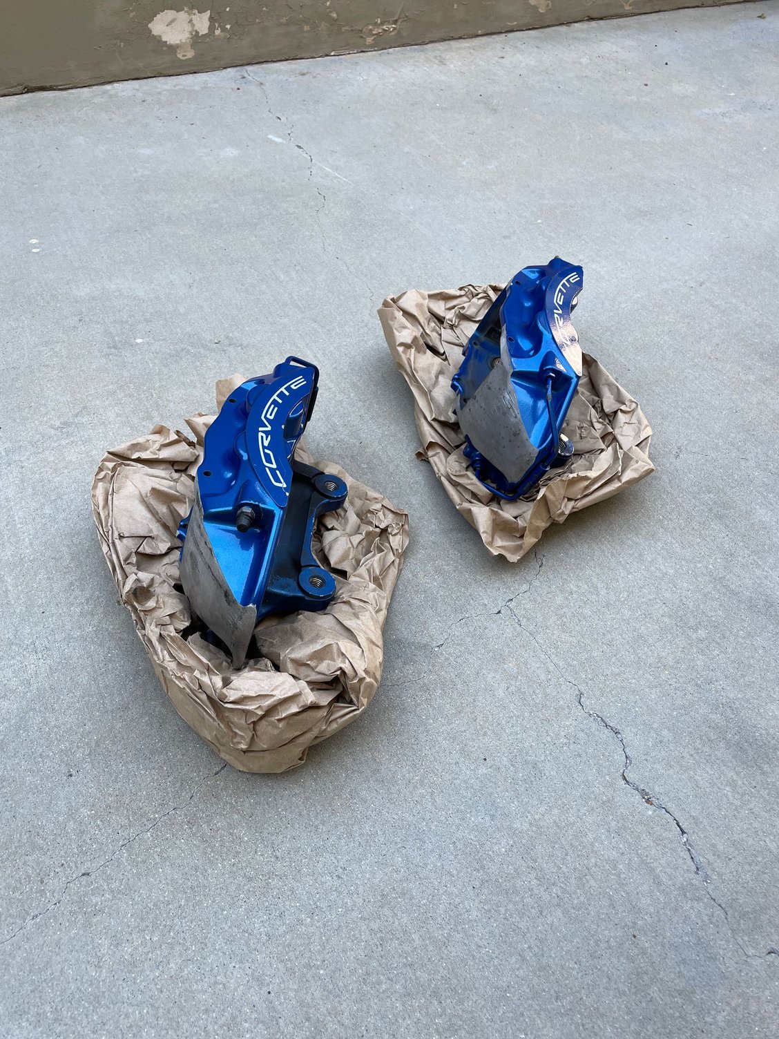 FS (For Sale) GM OEM Brembo 2009-13 Chevy Corvette Blue C6 ZR1 REAR ...