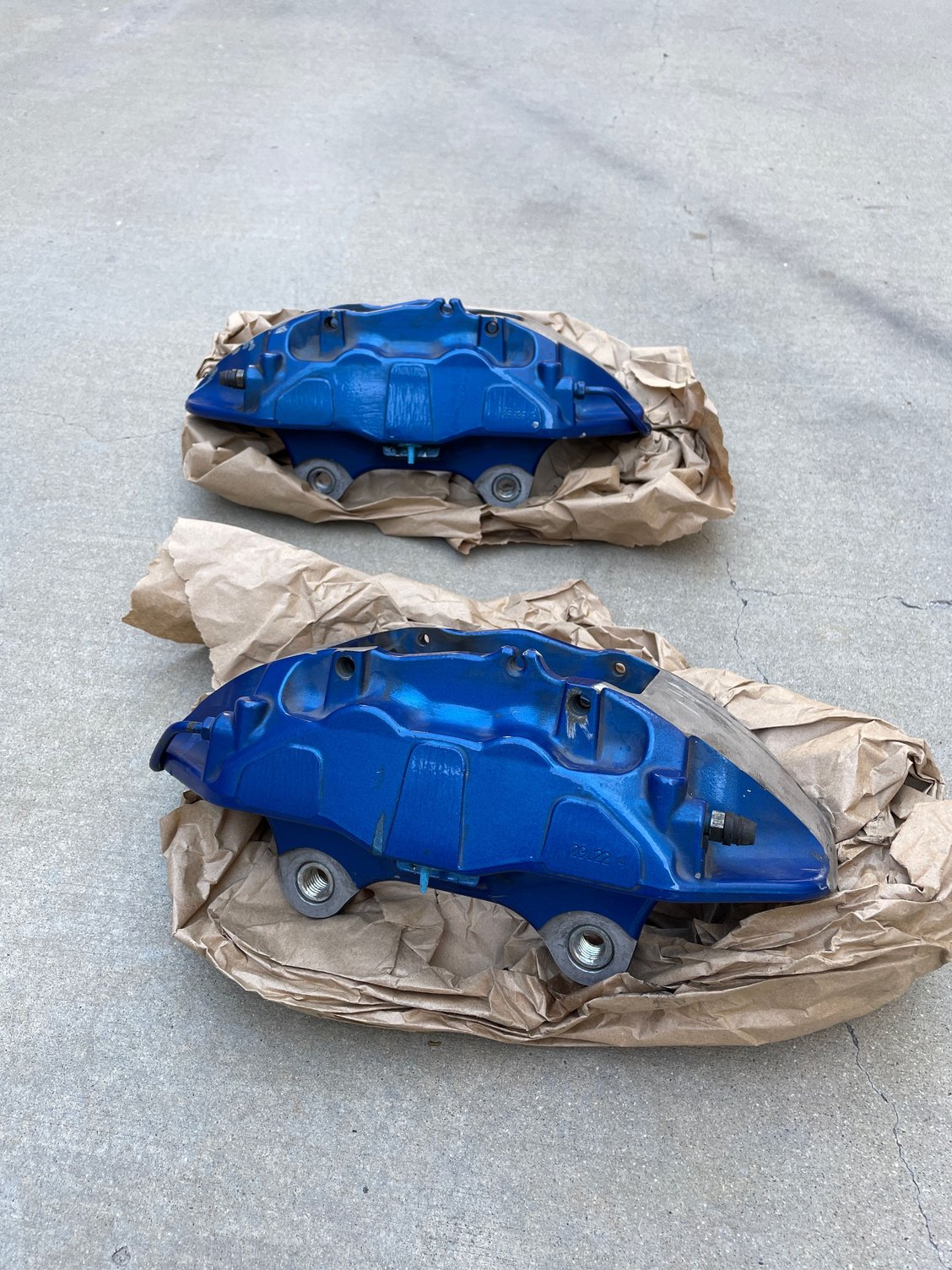 FS (For Sale) GM OEM Brembo 2009-13 Chevy Corvette Blue C6 ZR1 REAR ...