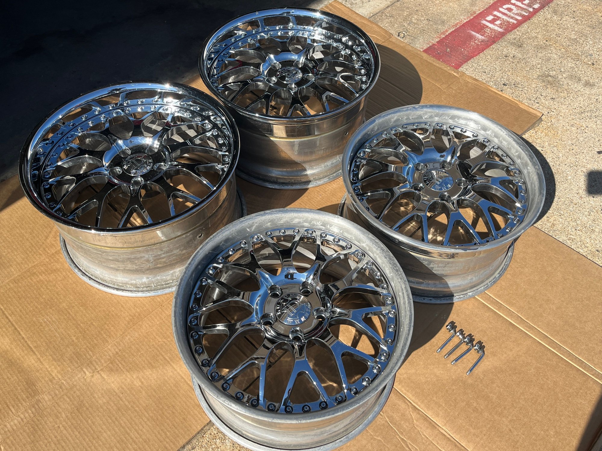 FS (For Sale) INTRO id313 billet 3 piece wheels, 18"/19" Staggered ...
