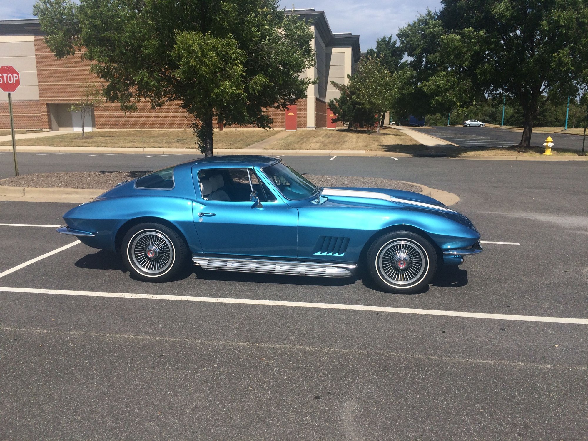 FS (For Sale) F/S 67 Marina Blue Corvette Coupe A/T - Non Original ...