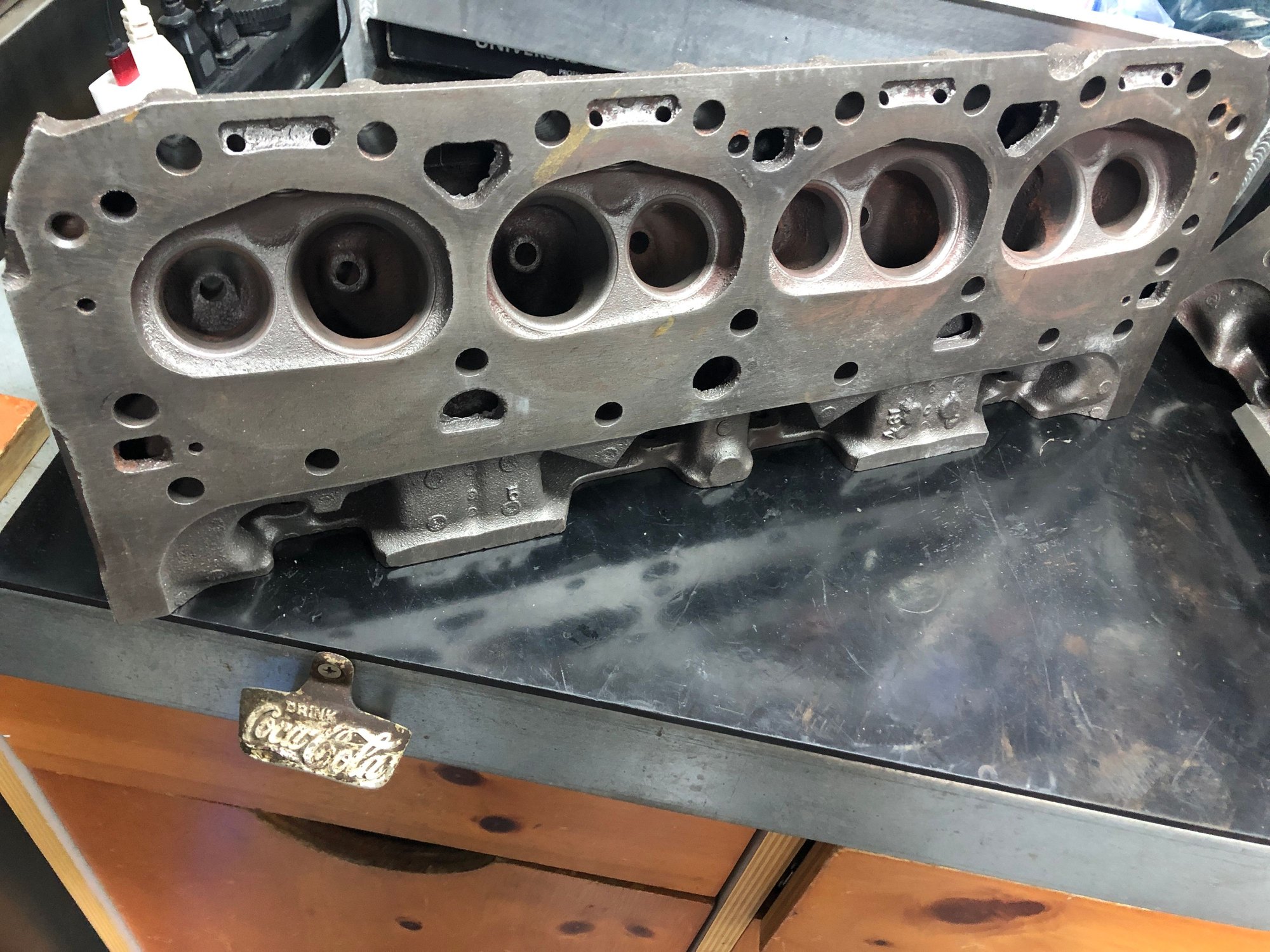 FS (For Sale) 1965 fuelie 461 Double Camel Hump 327 SBC cylinder head ...