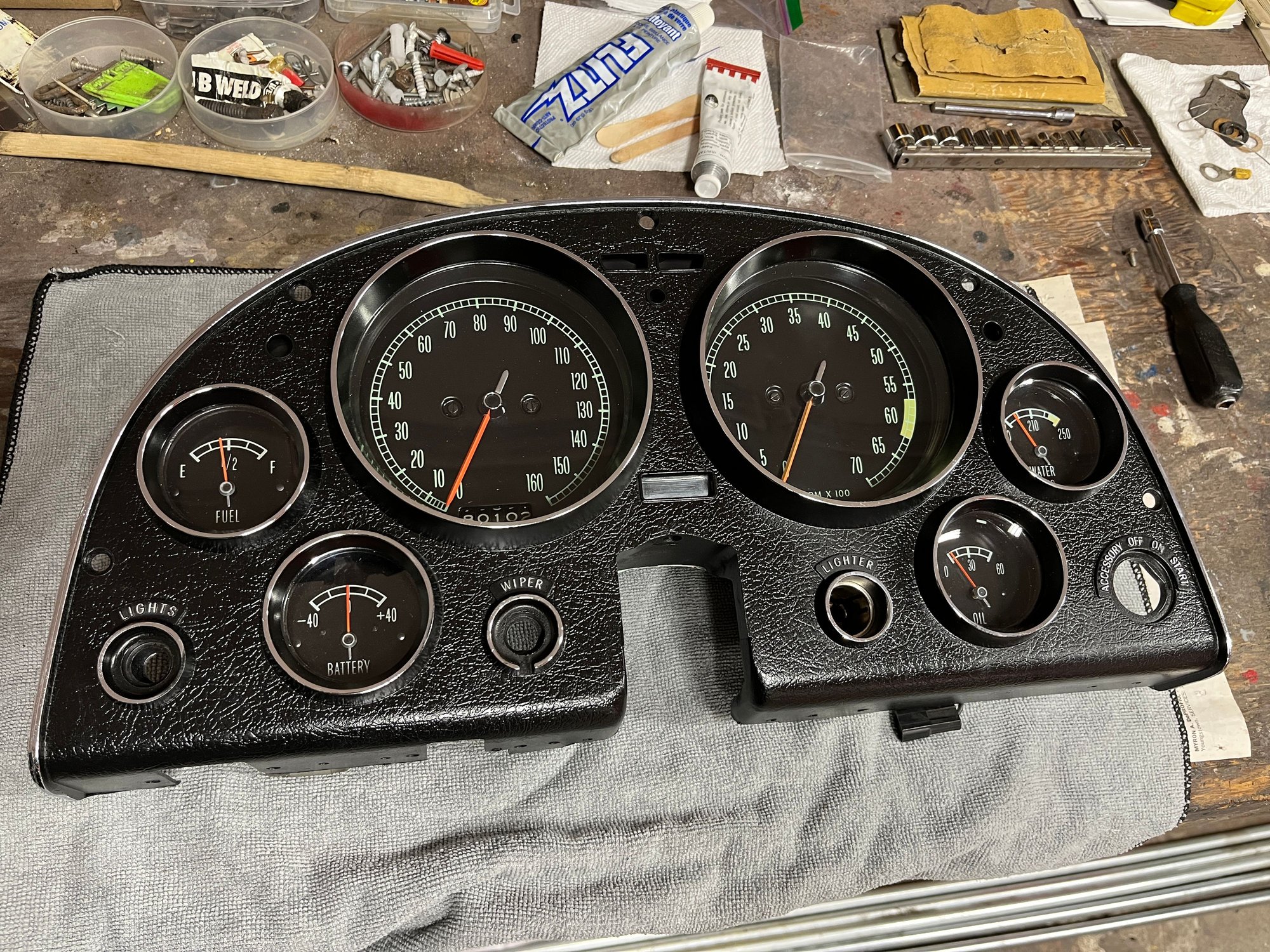 C2 Dash cluster paint to use on 1966 - CorvetteForum - Chevrolet ...