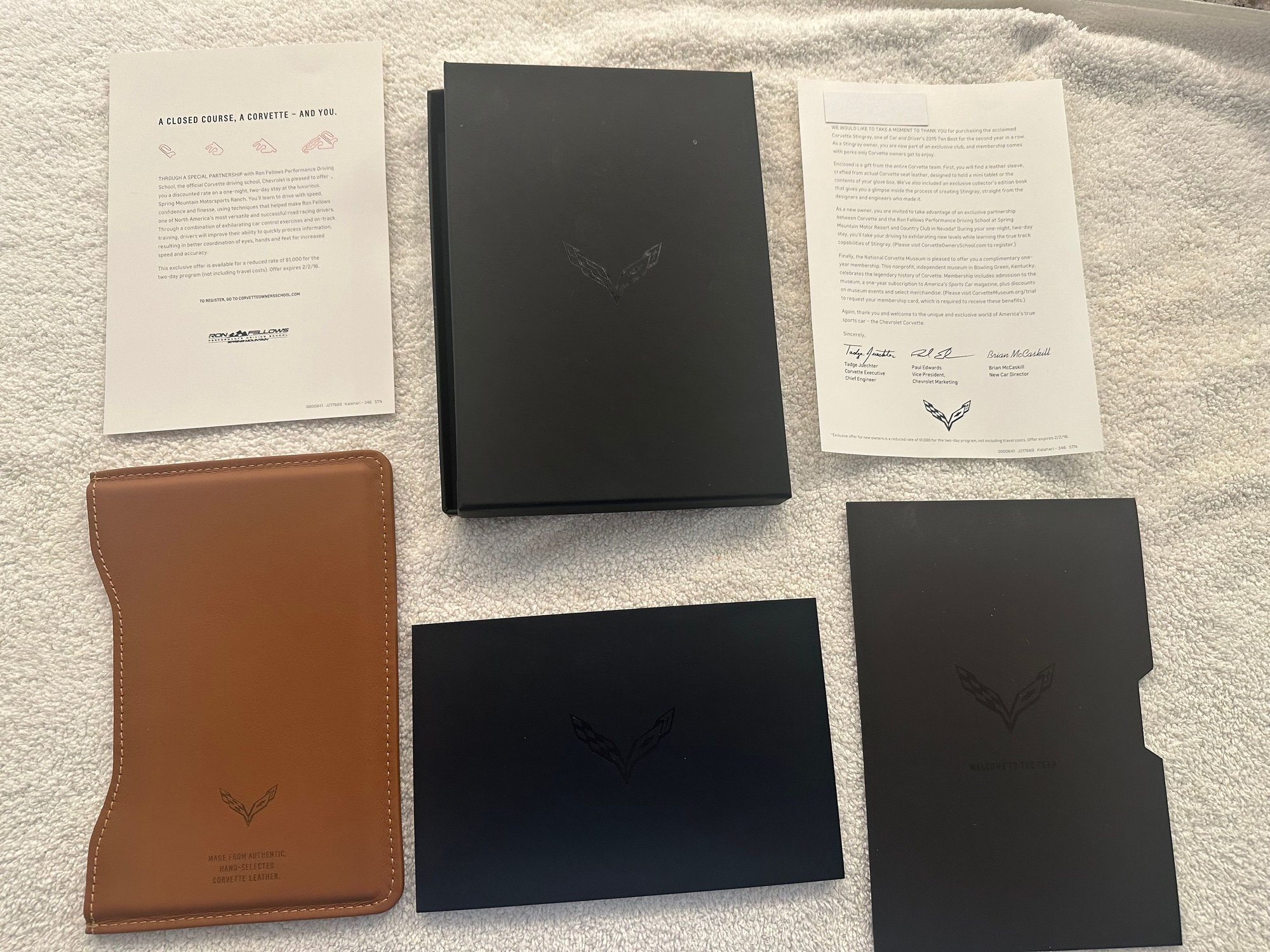 FS (For Sale) (SOLD) 2015 Welcome Book Gift/Kit - CorvetteForum ...