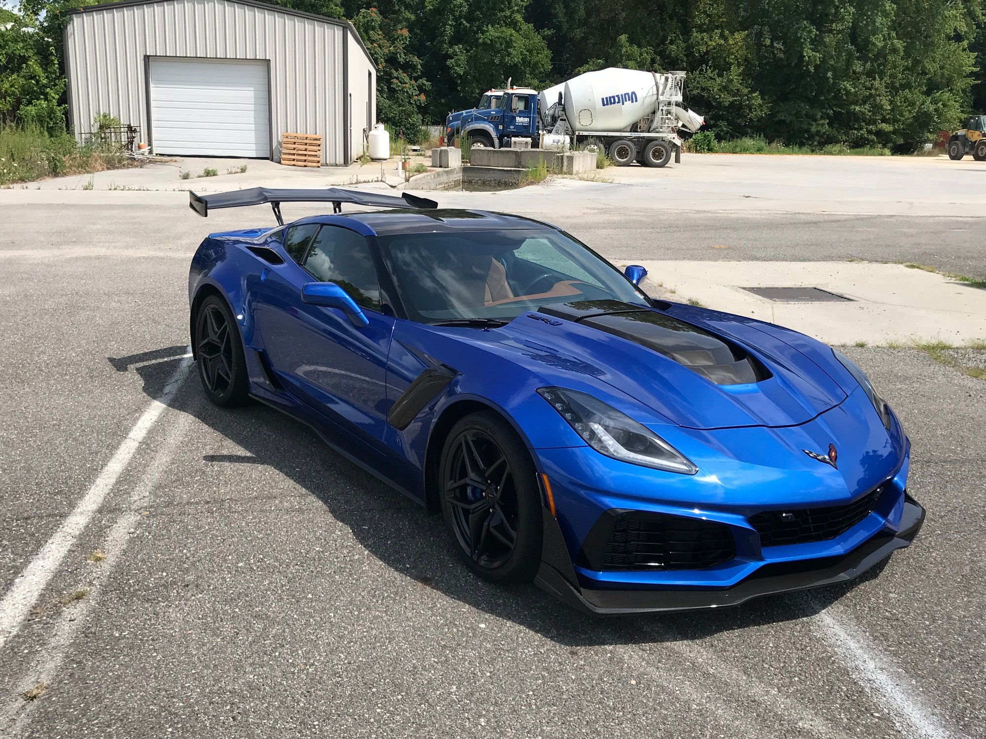 SOLD - 2019 ZR1 3ZR M7 ZTK - Elkhart Lake Blue & Kalahari - 1 of 2 ...