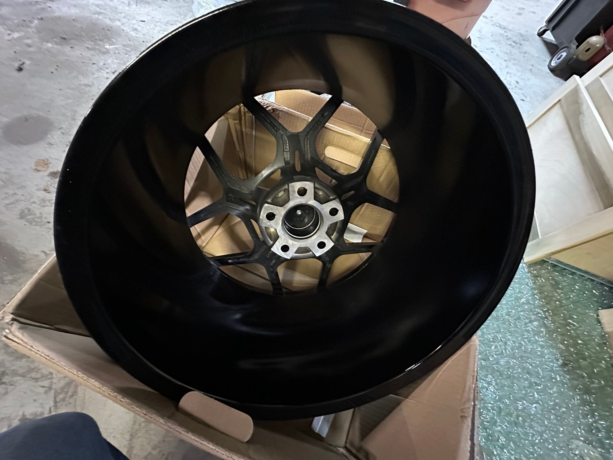 FS (For Sale) New rear z06 Rims for quick drag tire swap. black Diamond ...