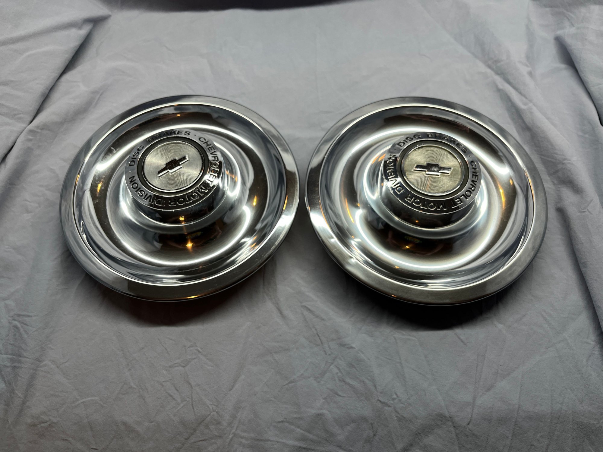 FS (For Sale) (2) original GM 67' center caps w/ emblems ...