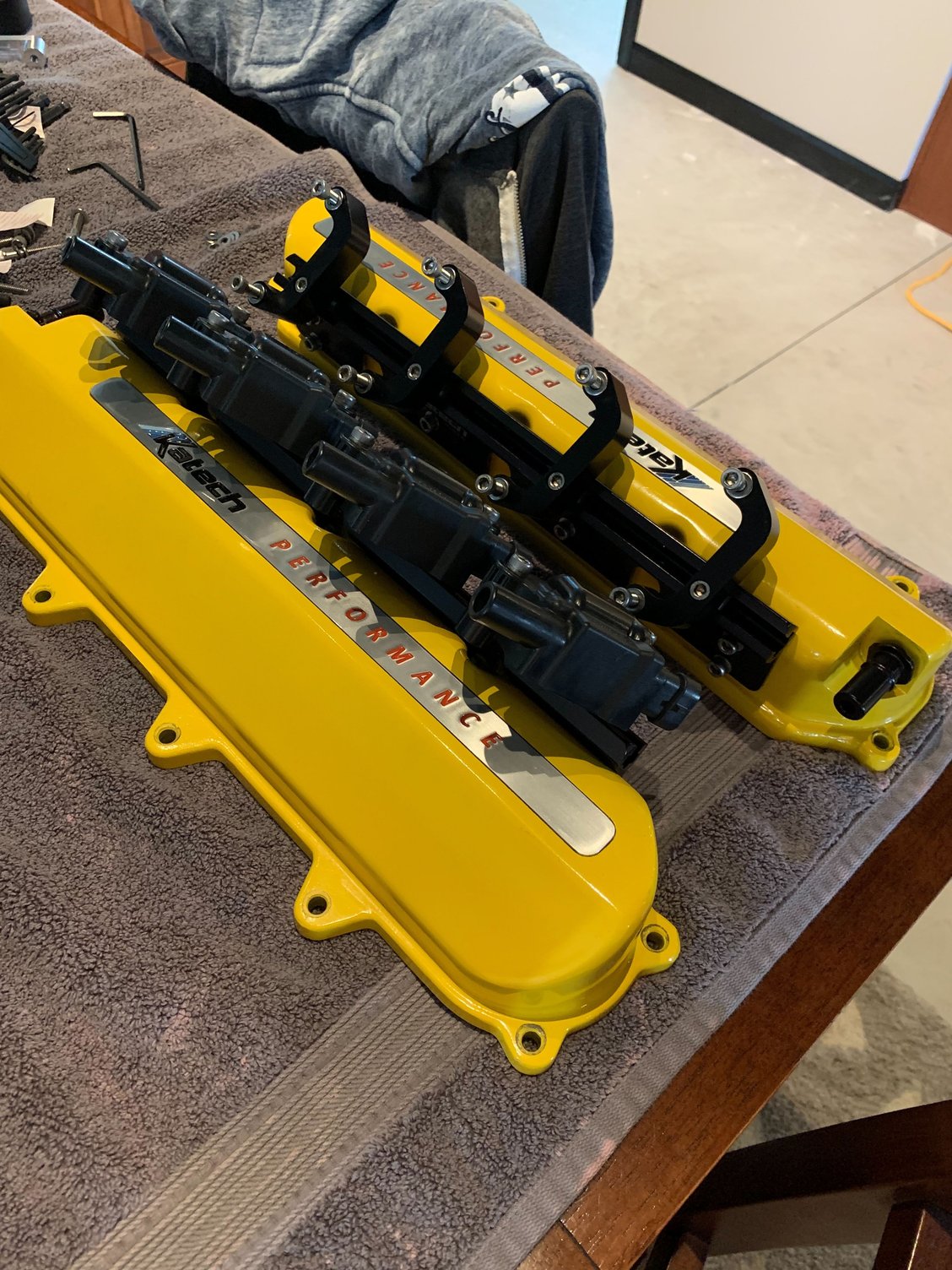 FS (For Sale) Katech Cast Aluminum Valve Covers and Coil Relocation Kit ...