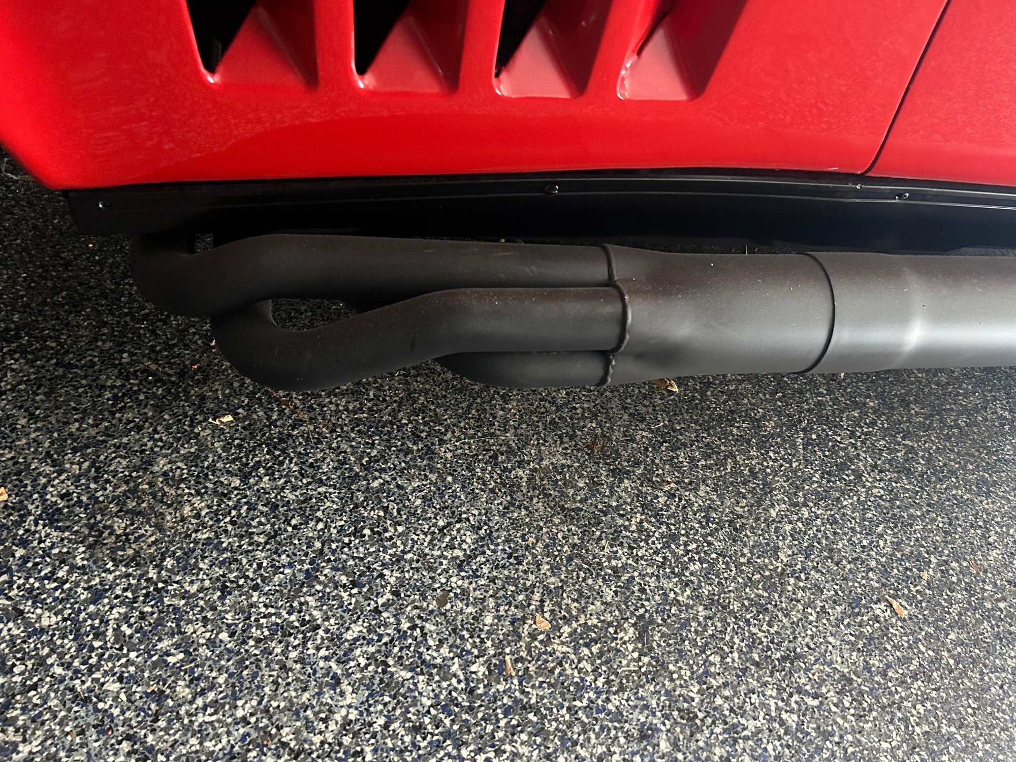 FS (For Sale) SOLD Side pipes with Hooker headers ceramic black ...