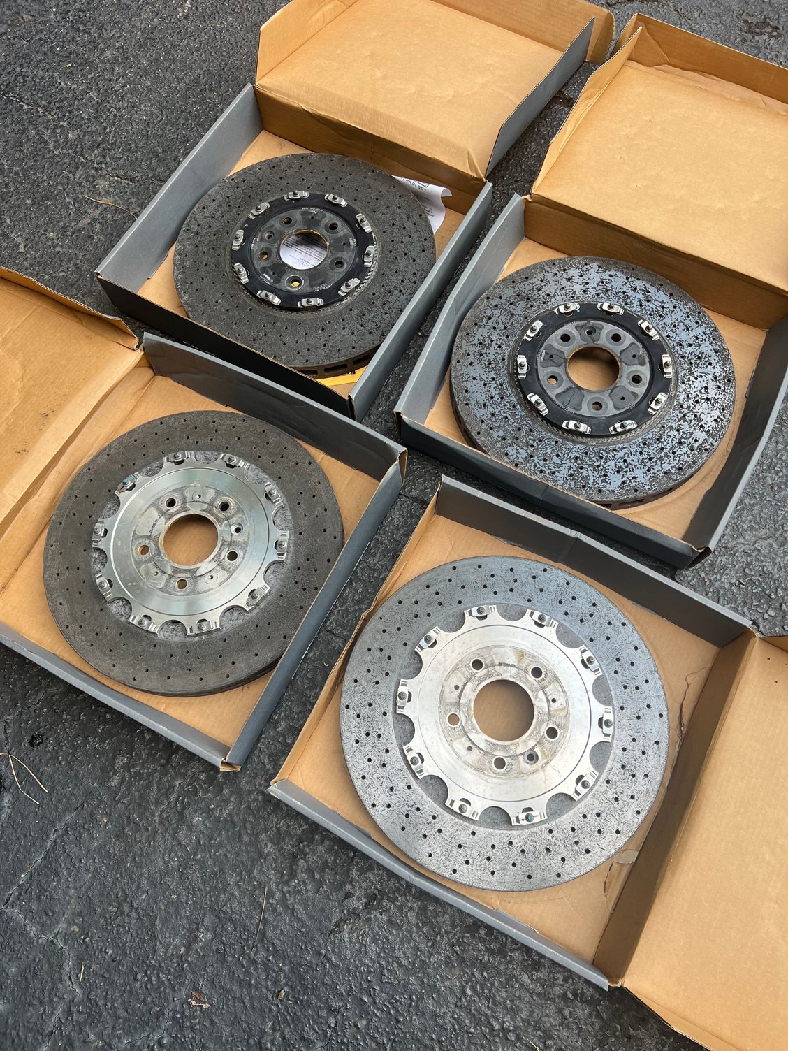 FS (For Sale) 2015-2019 Corvette C7 Z06 Z07 Carbon Ceramic Brake Rotor ...