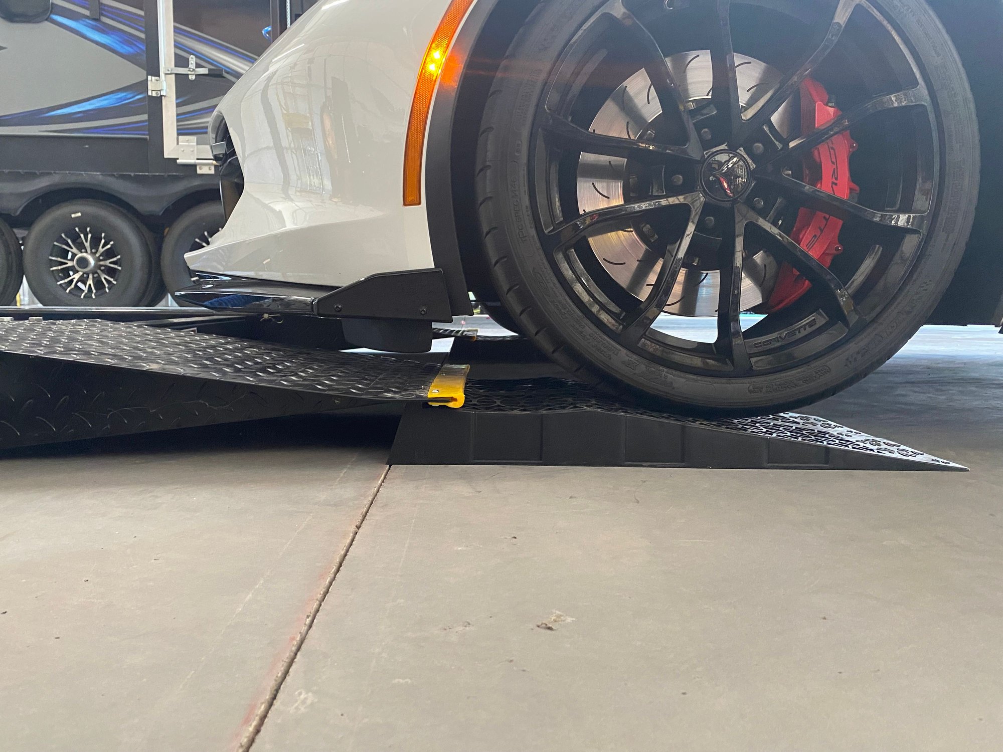 Car lift low approach angle ramp ... cheap solution - CorvetteForum ...