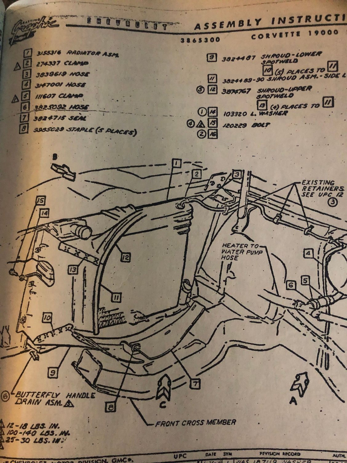1966 Lower Radiator Seal - CorvetteForum - Chevrolet Corvette Forum ...