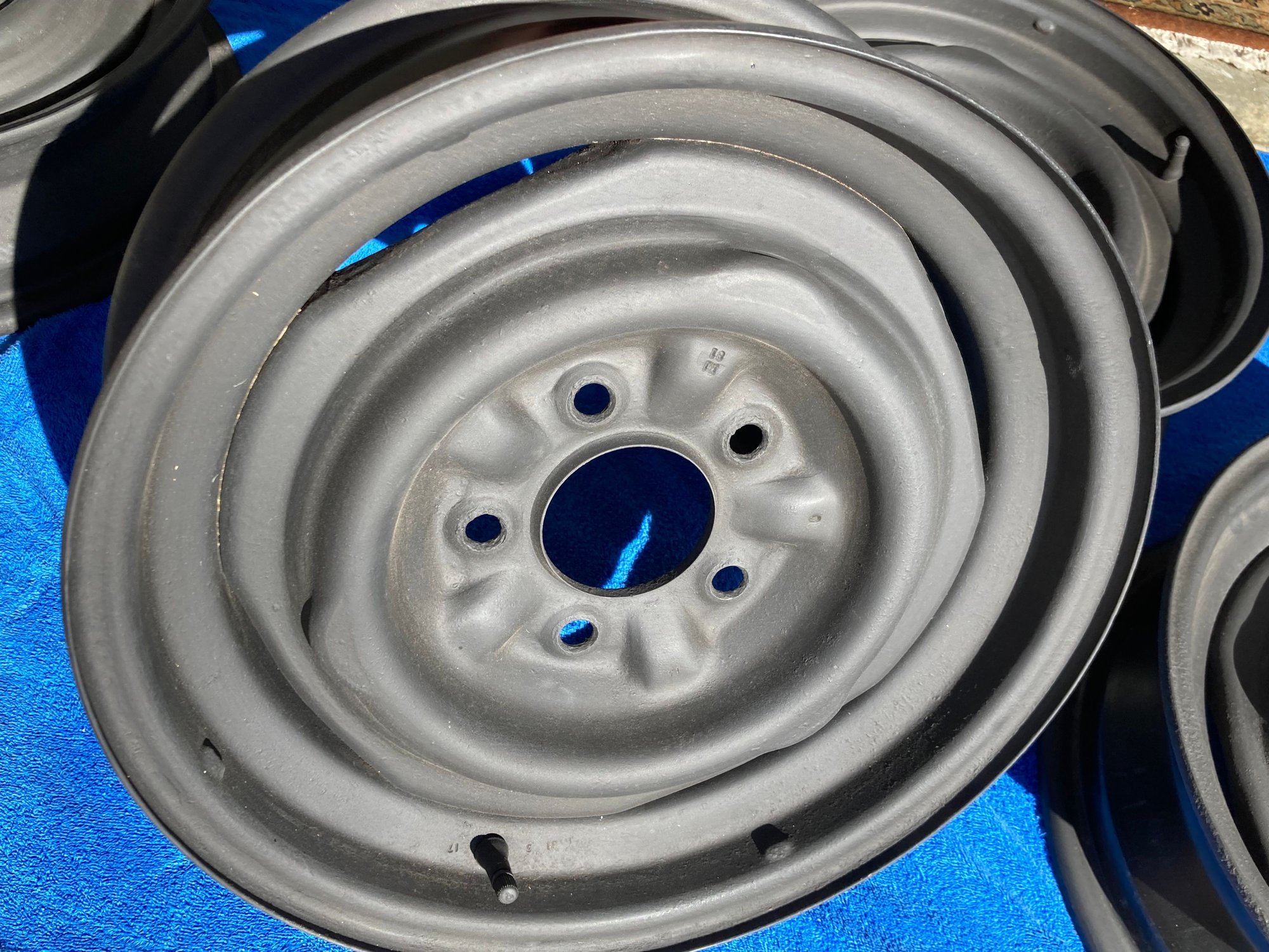 FS (For Sale) Four OEM GM C1 Steel Wheels - $800 - CorvetteForum ...