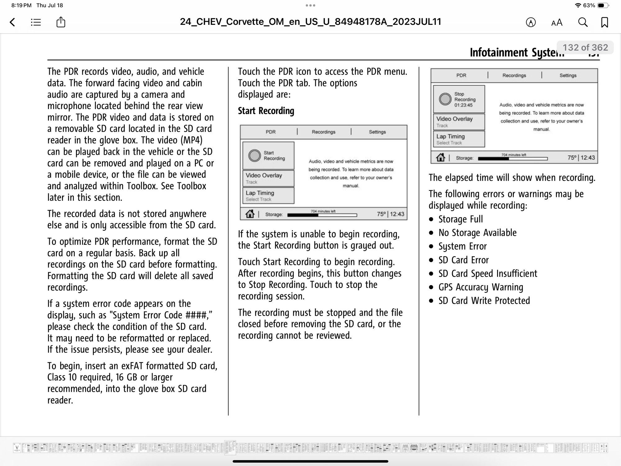 Pdr card - CorvetteForum - Chevrolet Corvette Forum Discussion