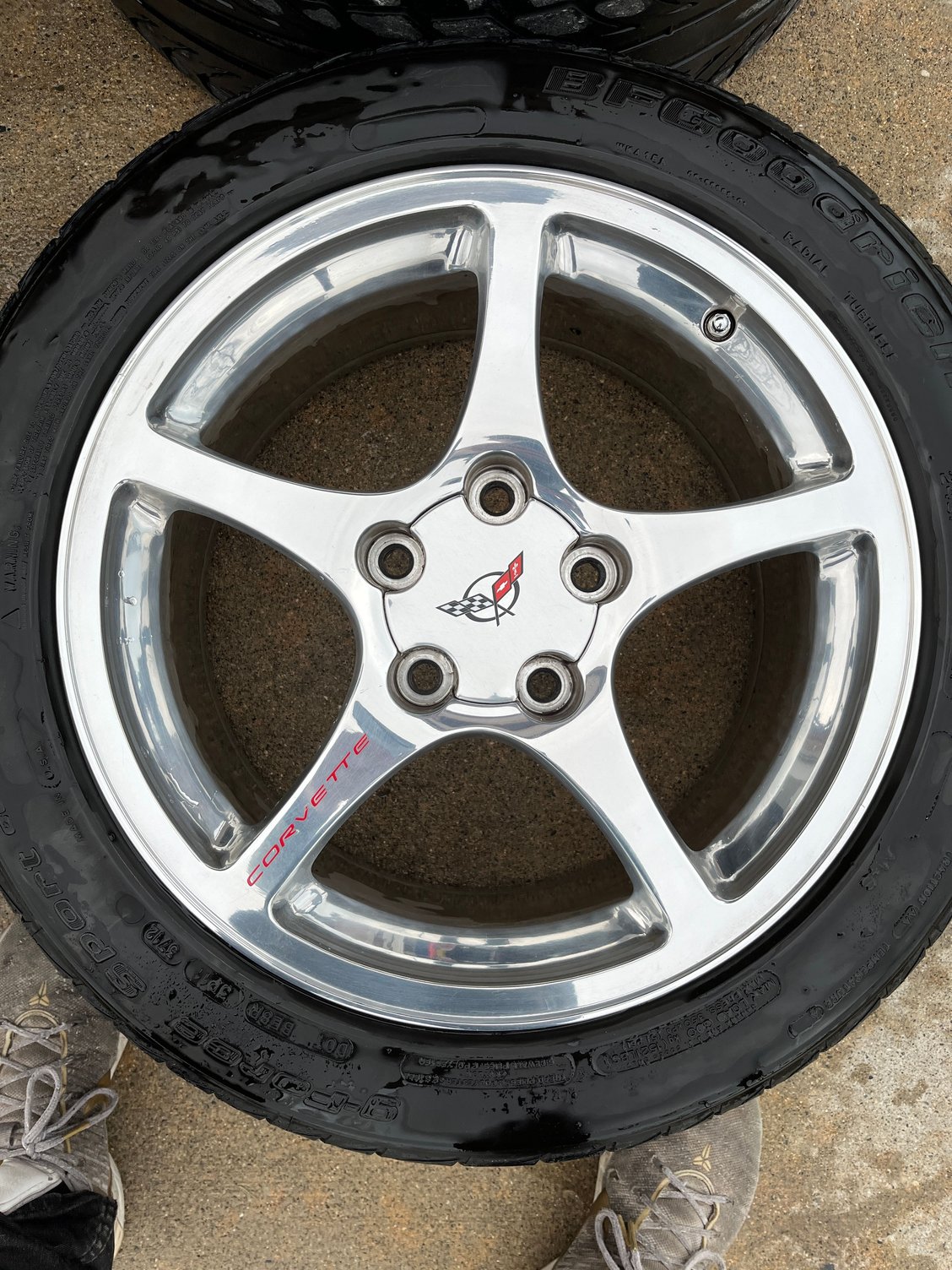 FS (For Sale) OEM 5 Spoke Wheels - CorvetteForum - Chevrolet Corvette ...