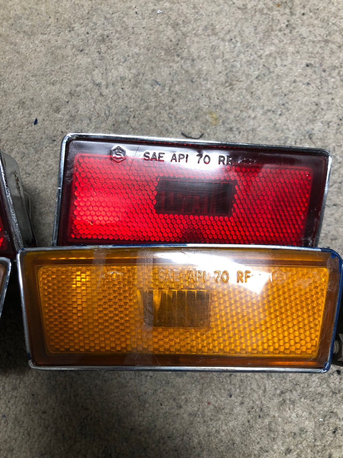 WTB (Want To Buy) 1972 Front & Rear Side Marker Lights - CorvetteForum ...