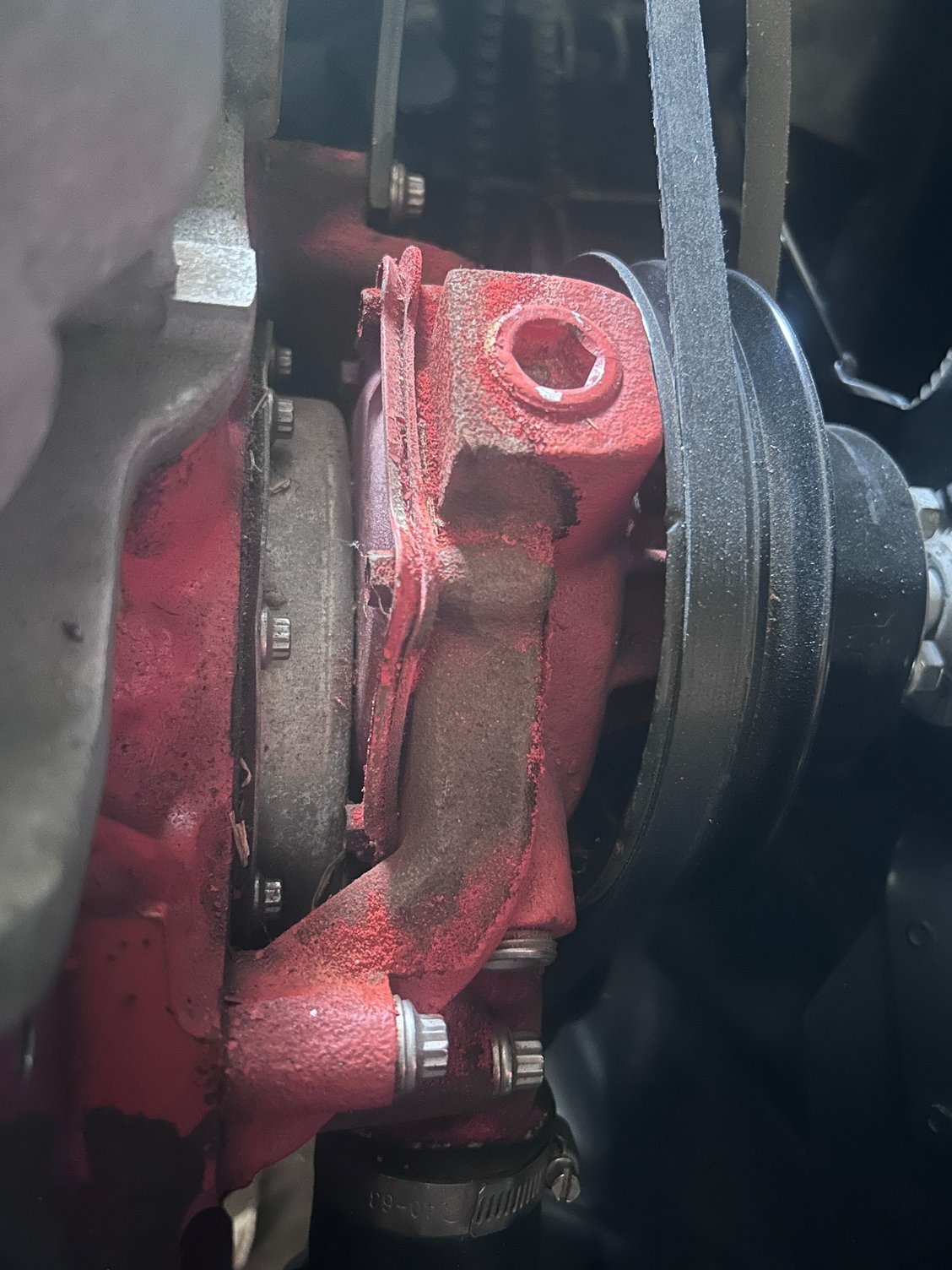 Cam button, timing cover and short water pump clearance - CorvetteForum ...