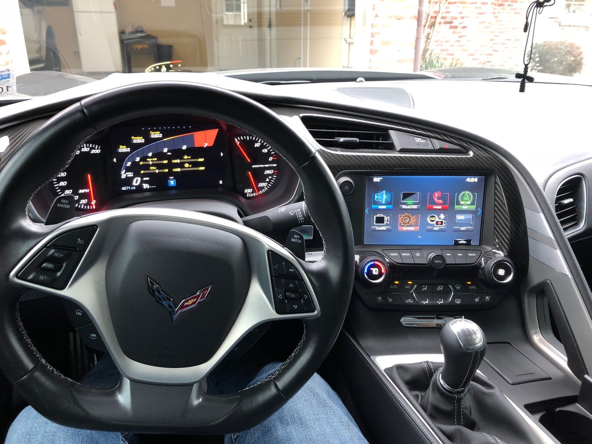 C7 Carbon Fiber instrument panel upgrade finish question ...