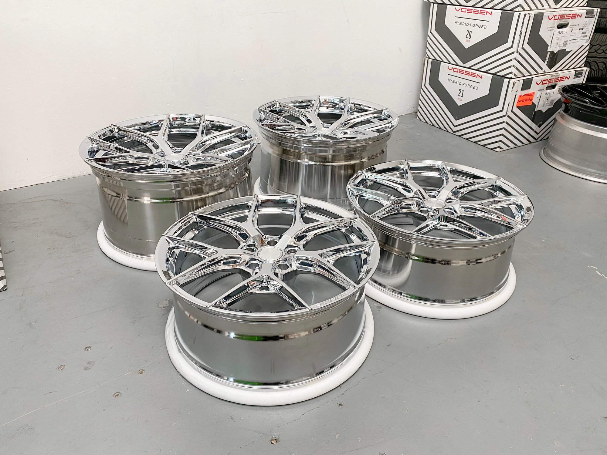 FS (For Sale) Exclusive Vossen HF-5 Chrome Plated Wheels for your ...