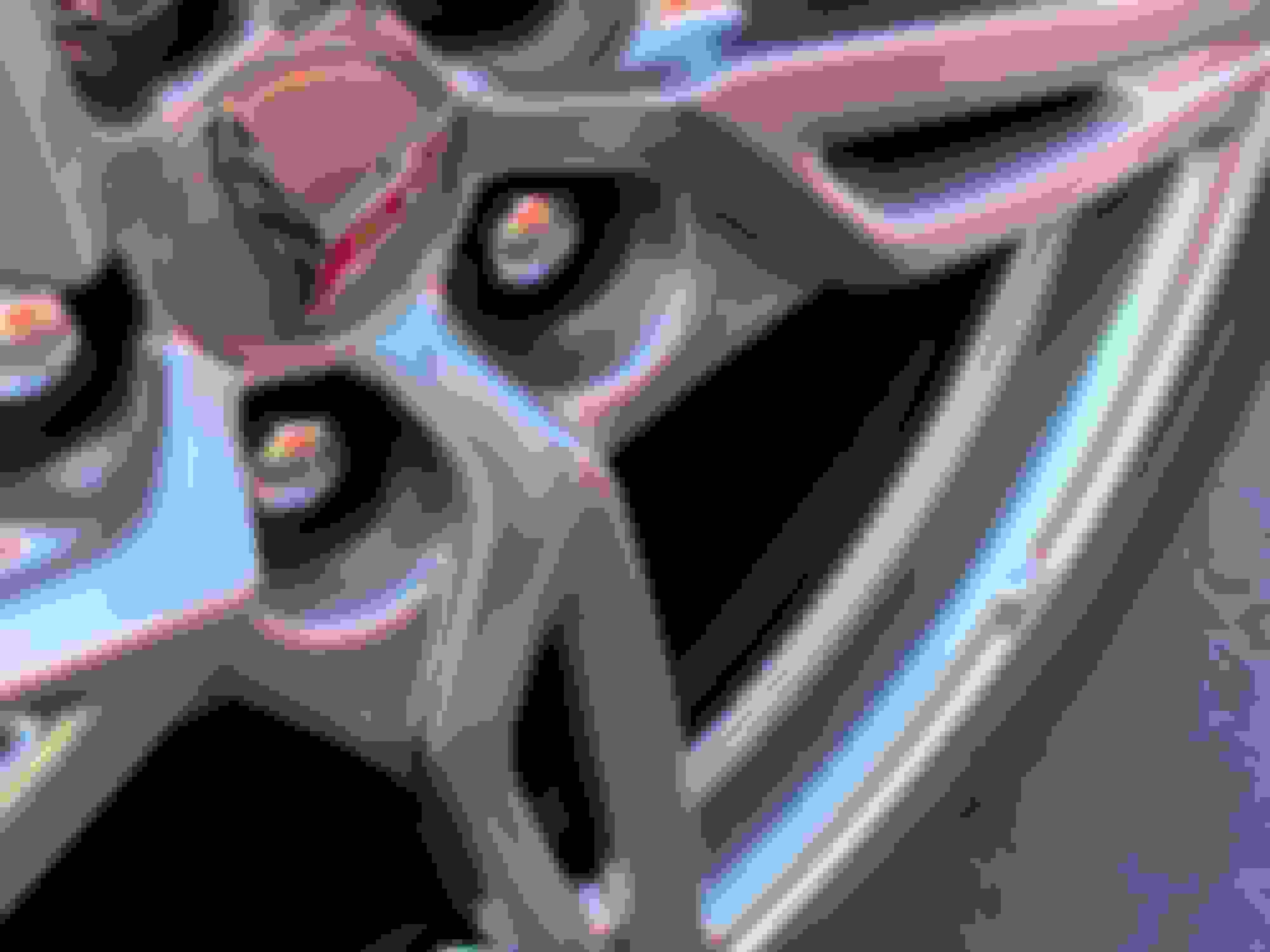 FS (For Sale) Custom Hyper Silver powder coated machined lip C8 wheels ...