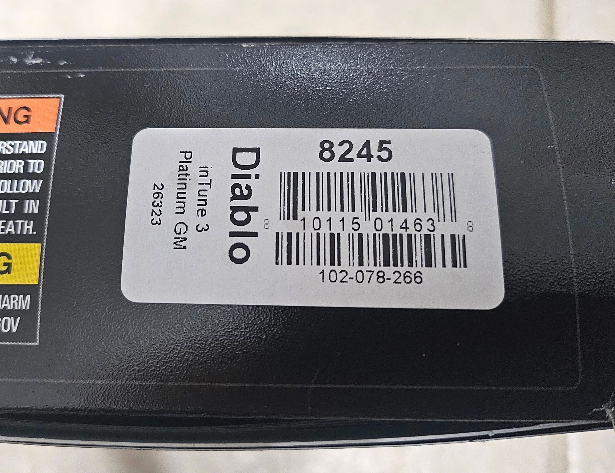 FS (For Sale) Diablo Sport Intune I3 Platinum- 8245: Unmarried ...