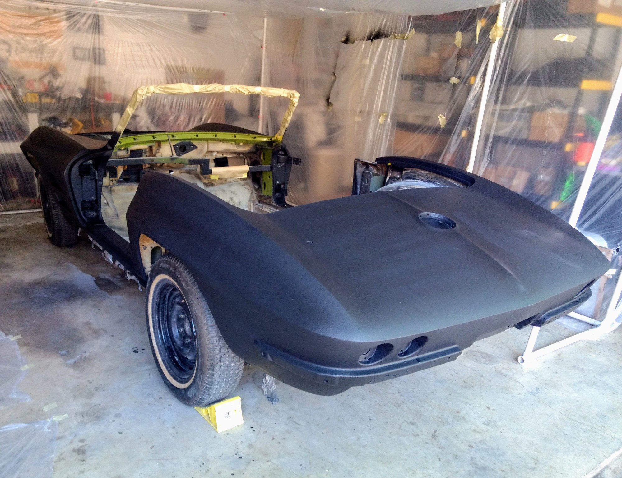 Just sealed the '66, bonding strip ghost line - CorvetteForum ...