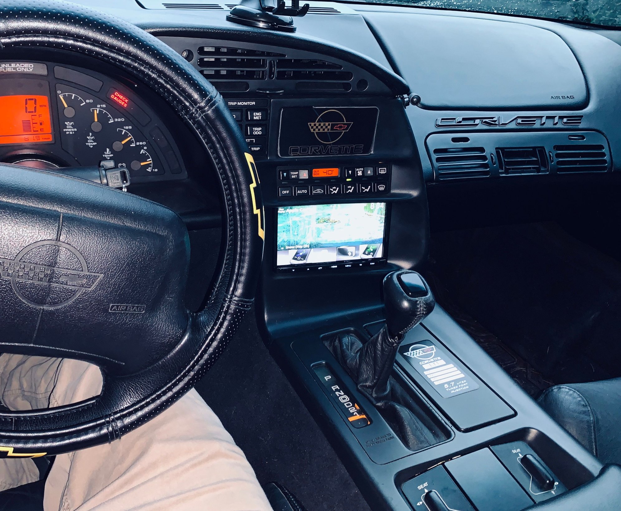 Finally. Upgraded my stereo. C4 with a touch screen - CorvetteForum ...