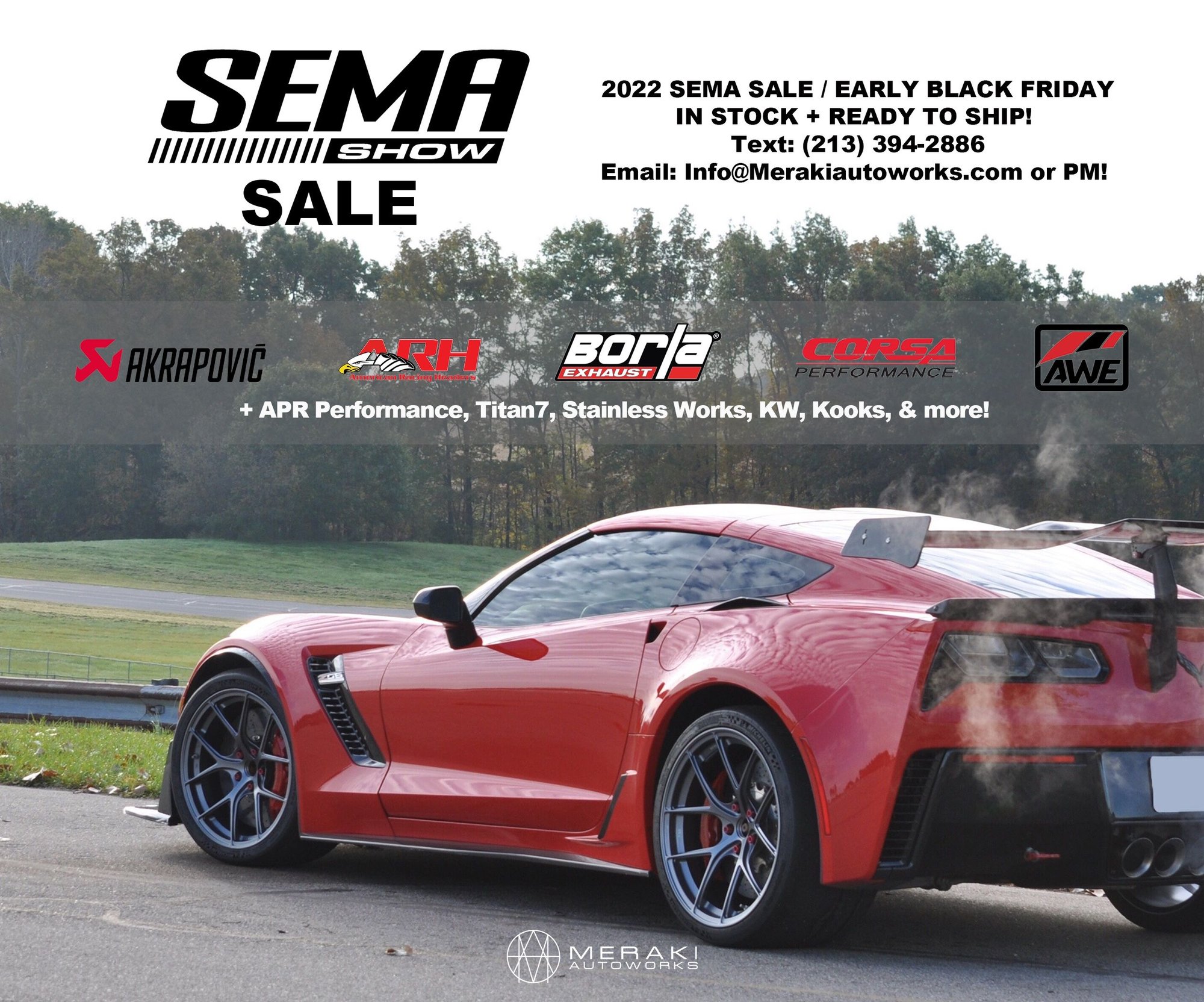 Sema / black friday sale! - CorvetteForum - Chevrolet Corvette Forum ...