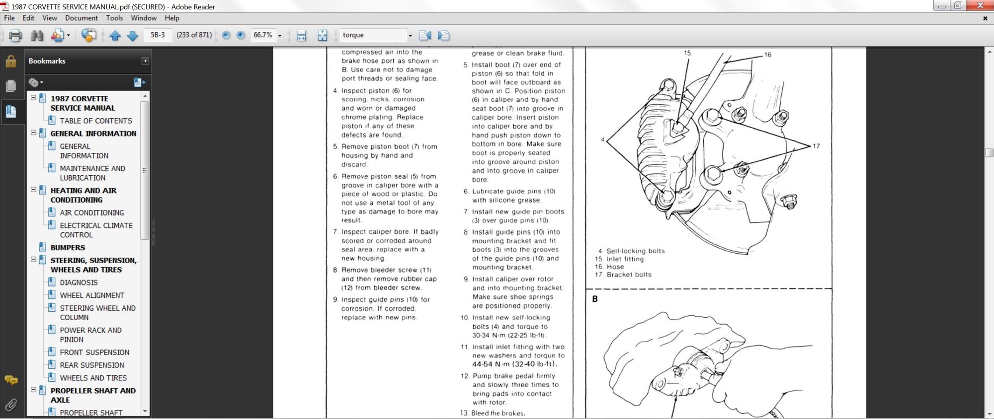 What's the correct torque spec for banjo bolt on brake hose/caliper ...