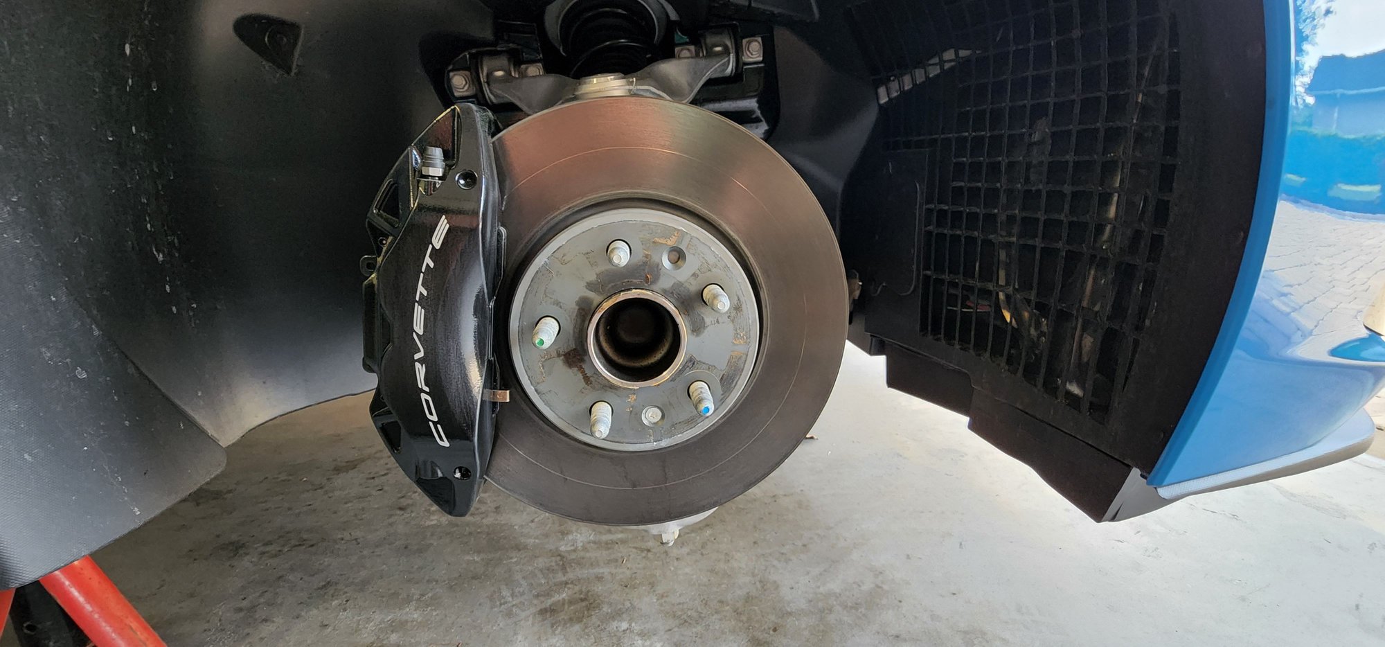Rapid blue brake calipers Before & After. - CorvetteForum - Chevrolet ...