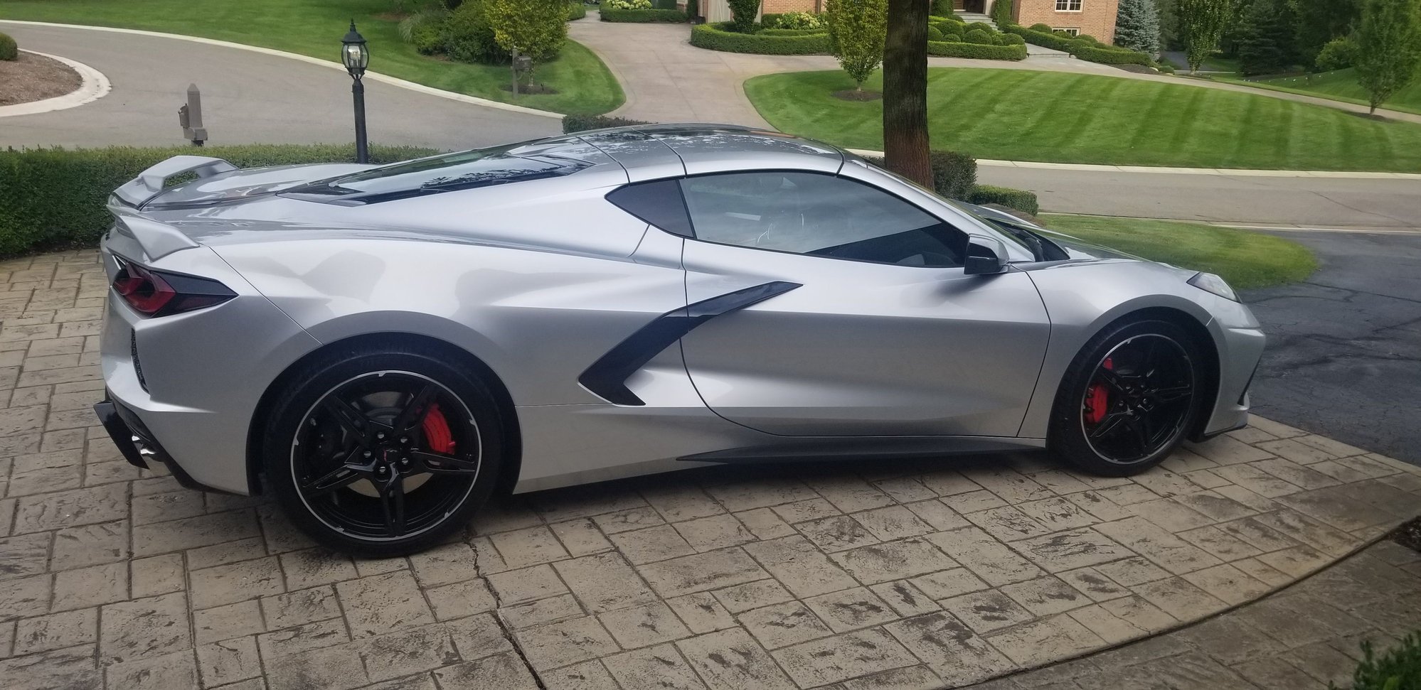 Week into my Blade Silver C8 - Engine Cover Mod to Torch Red ...