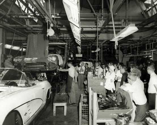 1961 Corvette assembly line - CorvetteForum - Chevrolet Corvette Forum ...