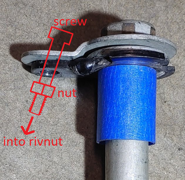 Front cradle bolt's retainer broken from frame - fixes? - CorvetteForum ...