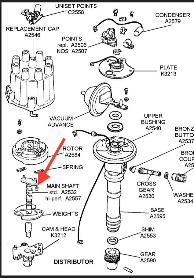 C2 Distributor rebuild kit - CorvetteForum - Chevrolet Corvette Forum ...