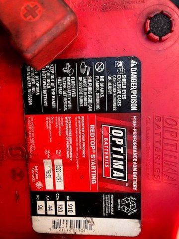 Optima Red Top dying/dead - CorvetteForum - Chevrolet Corvette Forum ...