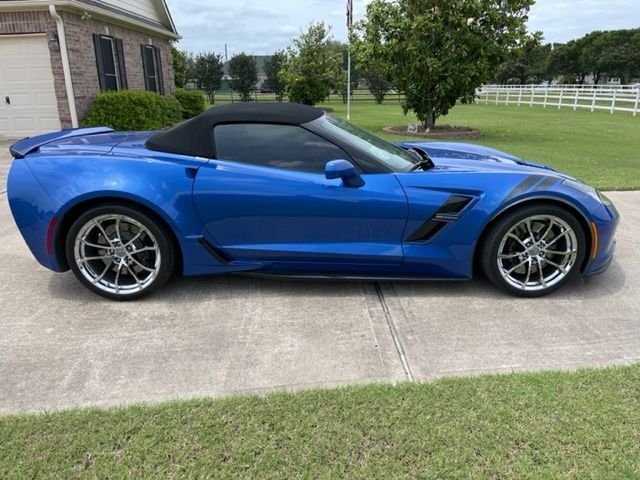 FS (For Sale) 2019 Elkhart Lake Blue C7 Grand Sport Convertible 2LT ...
