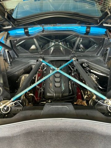 Blue Speedway Composite C8 Chassis Strut X Brace - CorvetteForum ...