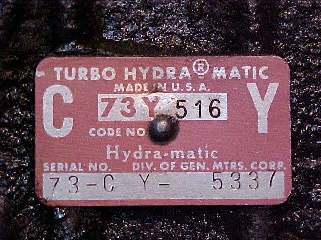 FS (For Sale) Turbo 400 CY code - Hi-Perf - high shift points ...