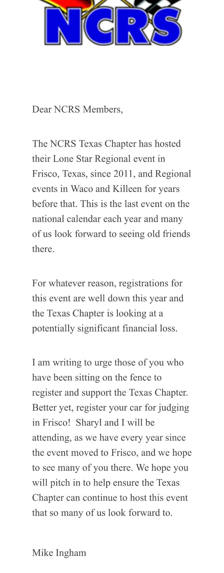 NCRS Events - CorvetteForum - Chevrolet Corvette Forum Discussion